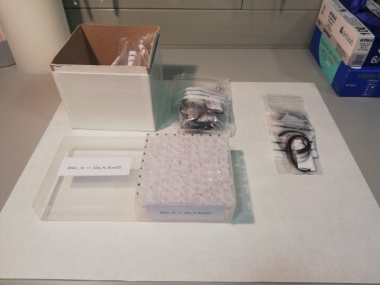 Processing and preservation of the samples in the laboratory ...